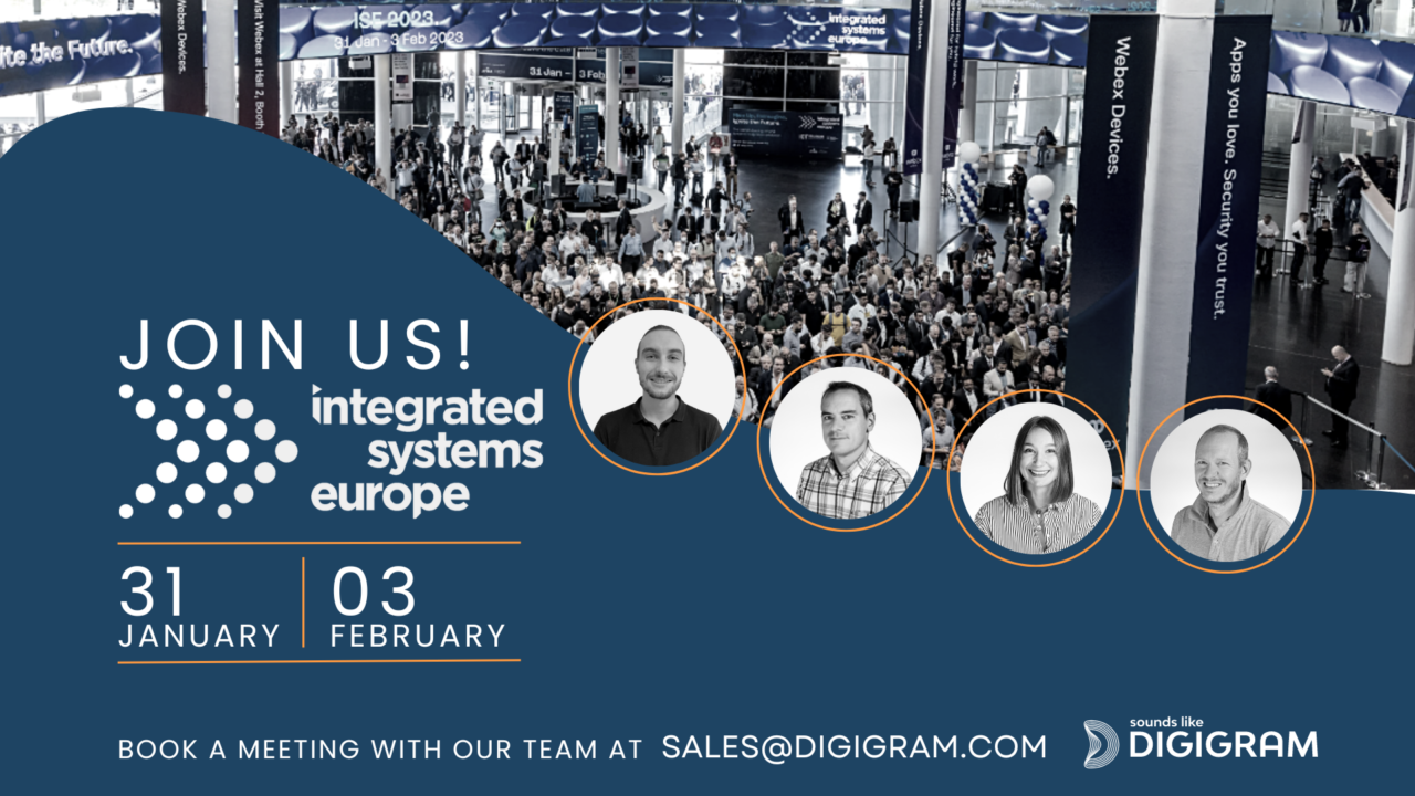 Meet our Digigram team at ISE Barcelona! - Digigram Meet our Digigram team at ISE Barcelona! - Digigram