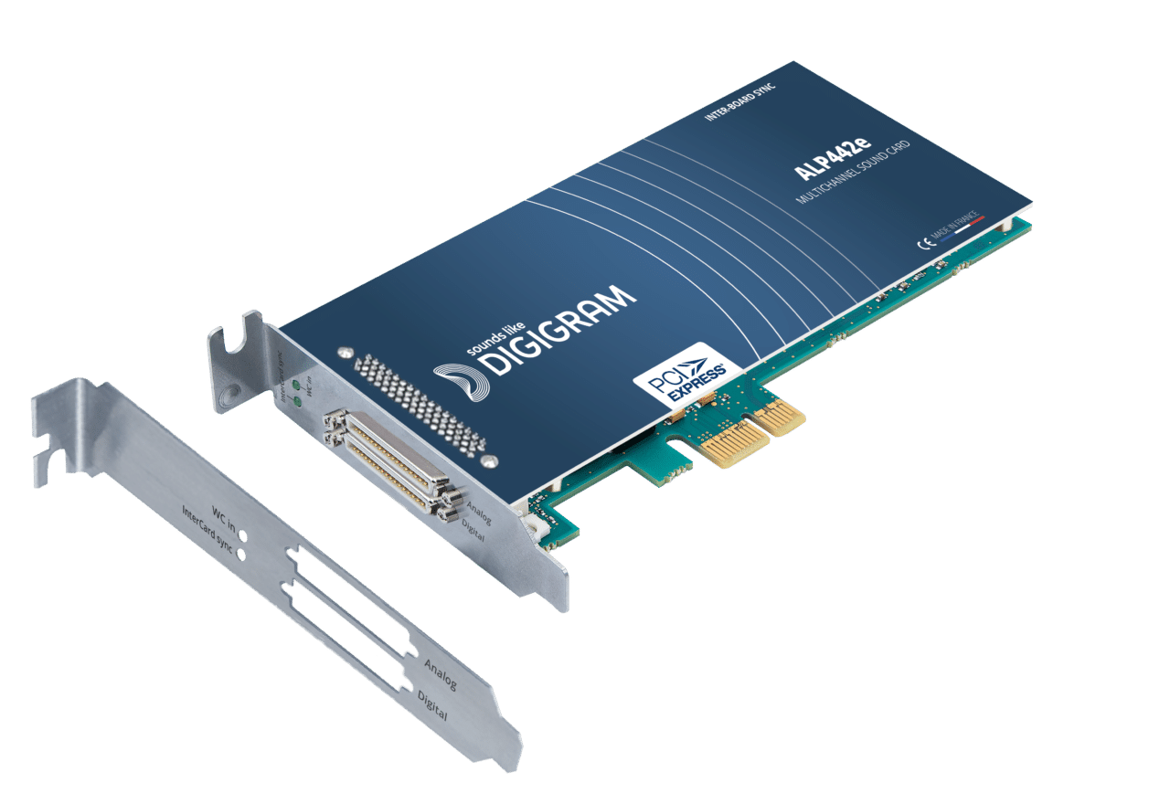 ALP442e -The multi-channel PCIe sound card - Digigram