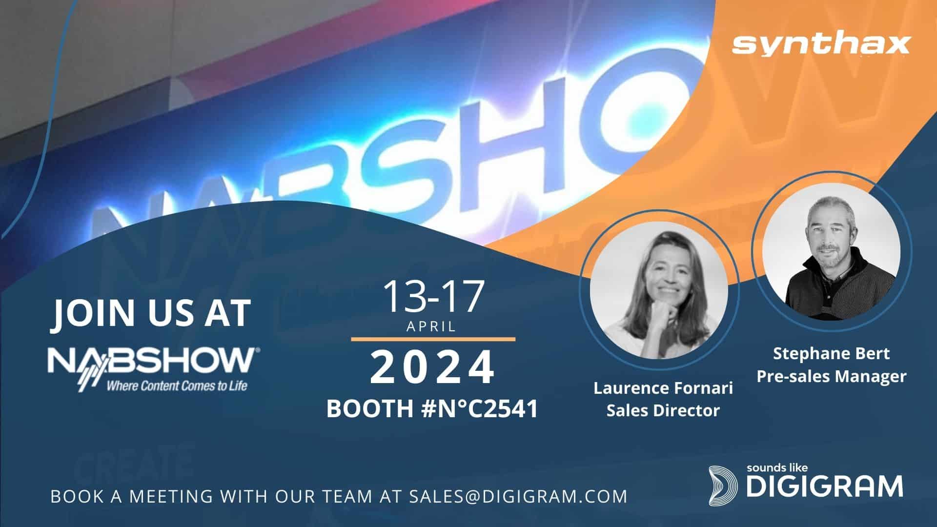 Digigram at NAB LAS VEGAS 2024 - Digigram