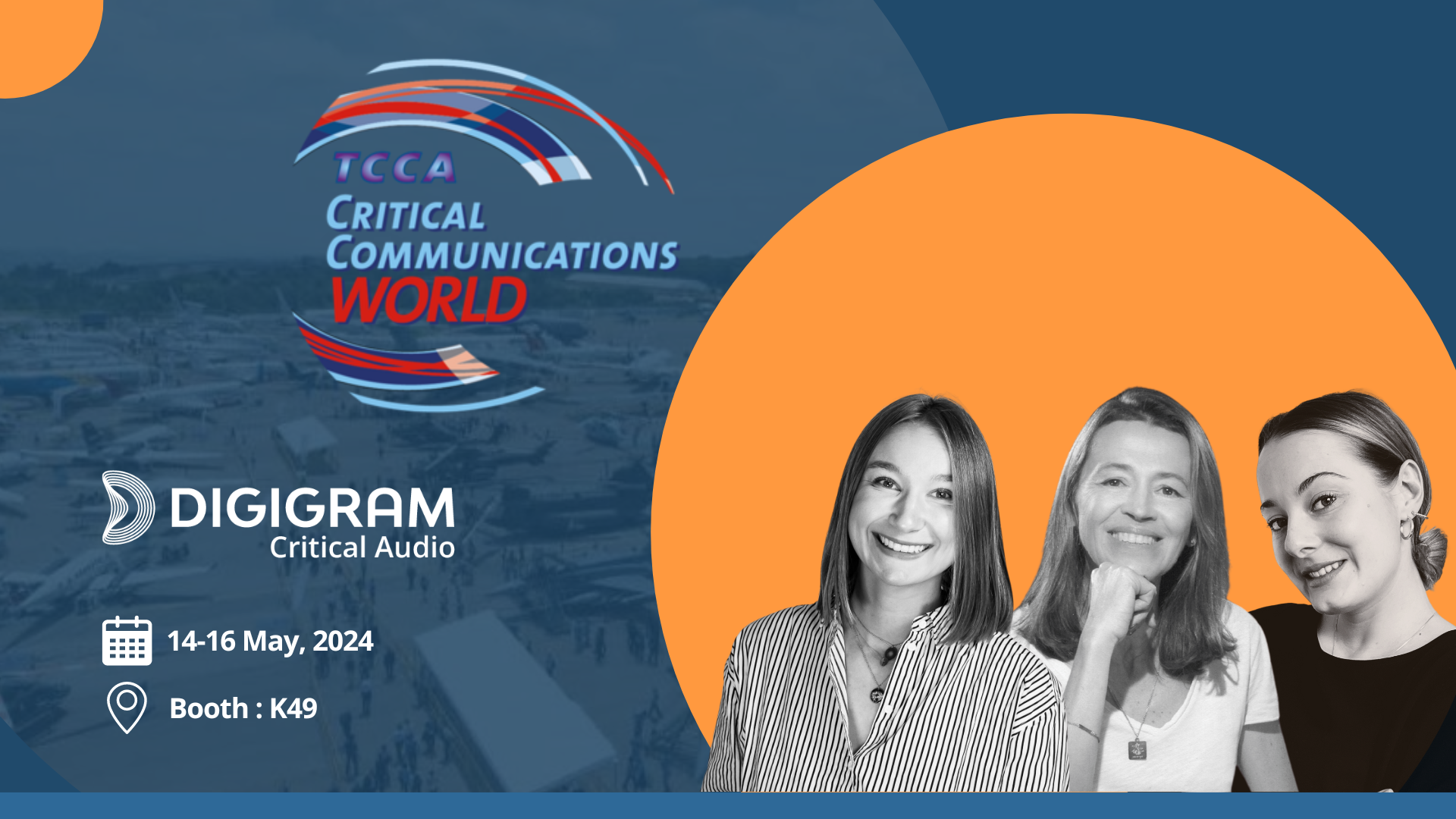 Digigram Critical audio at Critical Communications World! - Digigram